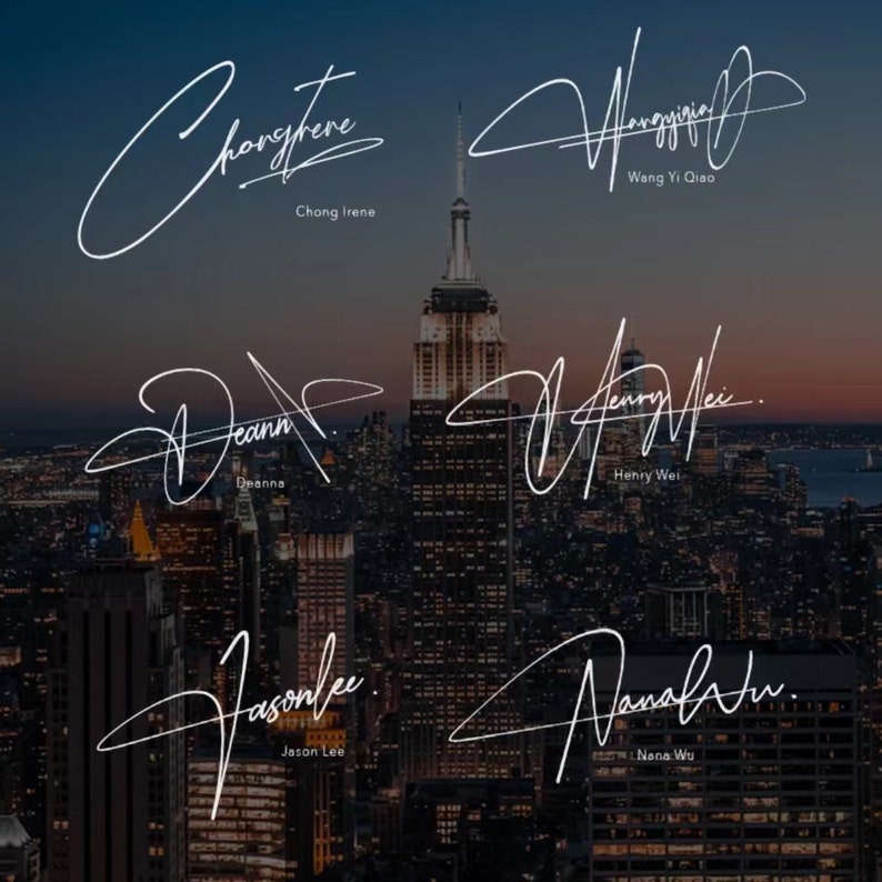 Custom Signature Logo Design: Handwritten Style (digital Delivery) - Etsy