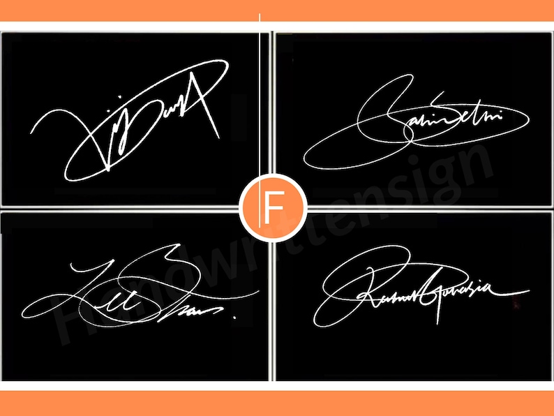 Handwritten Signature Design With Real Handwritten Style, Fast Delivery ...