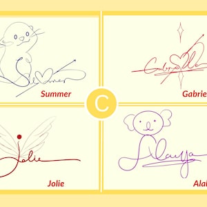 Signature Logo Design | Real Handwritting Style | Wedding Signature ...