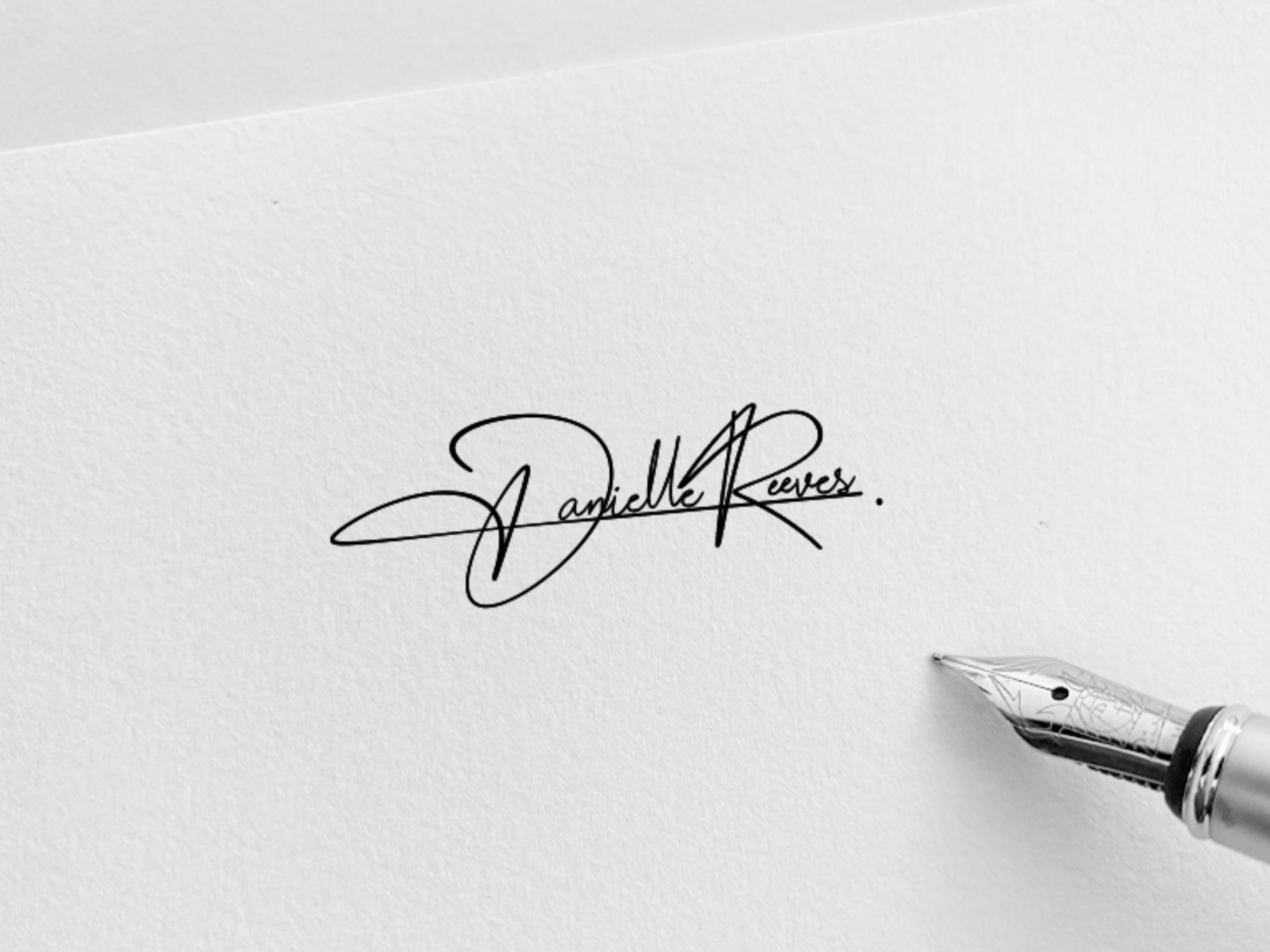 Handwritten Signature Logo Design: Personalized Calligraphy (digital ...