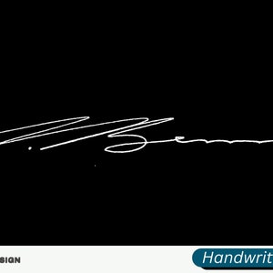 N Letter Signature Style in a Handwritten Style, Digital Delivery ...