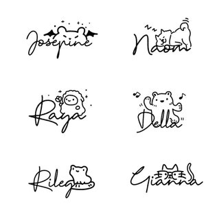 Cute Signature Logo Design | Logo Design for Social Media Creators ...