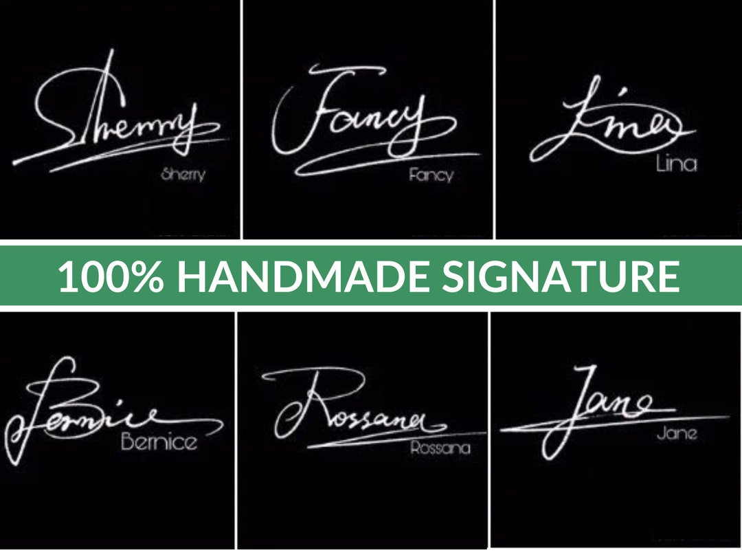 Fancy Signatures For Names