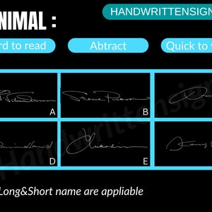 Custom Signature Design | Real Handwritten Styles | Best Gift for Your ...