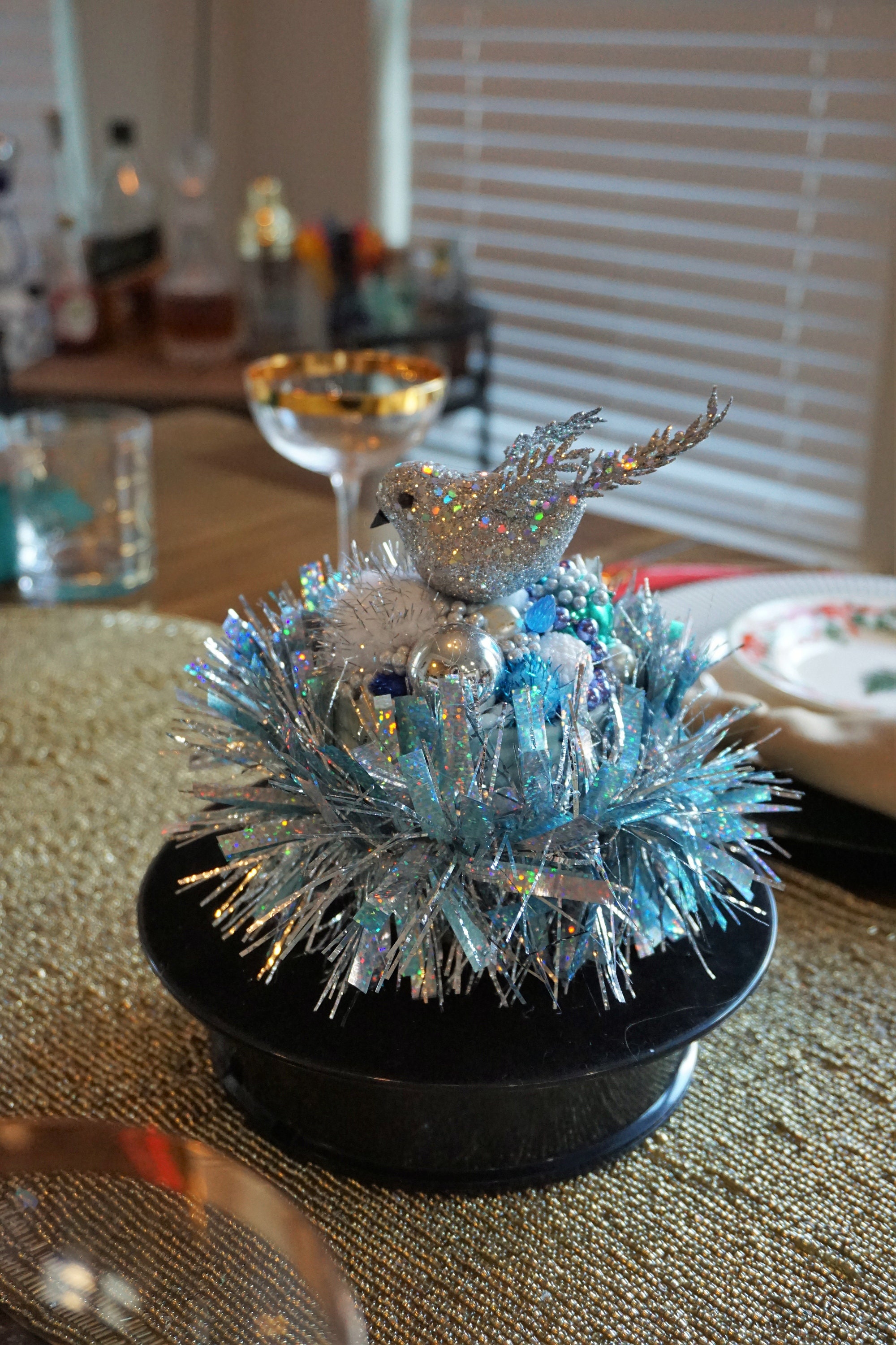 Partridge in a Teal Pear Tree - Etsy