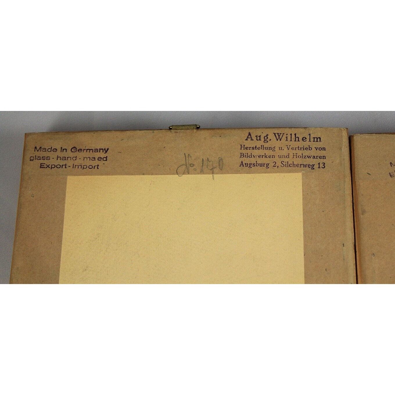 Vintage Reverse Painted Glass Aug. Wilhelm Made in Germany Lot of 2 - Etsy