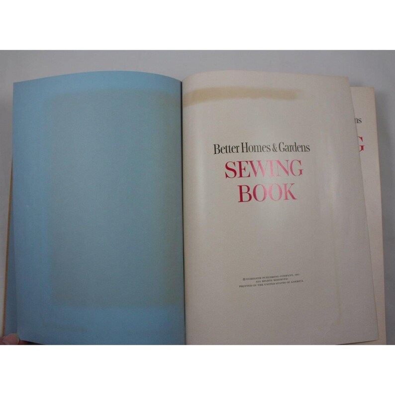 Better Homes & Gardens Sewing Book Meredith Press With Sleeve 1961 - Etsy