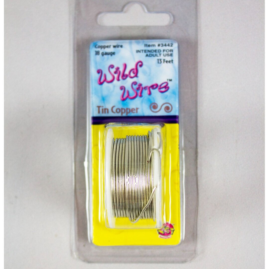 Wild Wire 18 Gauge Tin Copper Craft Jewelry Wire 13 Feet NIP - Etsy
