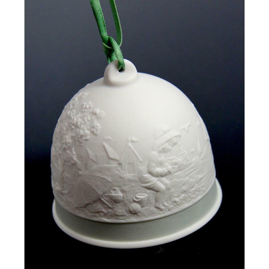 Lladro Collector's Society 1992 #7614 Bisque Porcelain Summer Bell ...