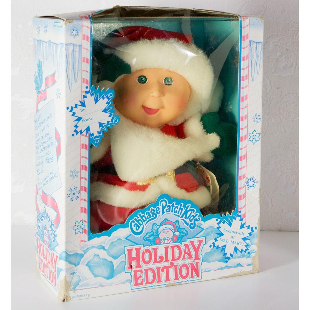 Cabbage Patch Kids 1992 Holiday Edition Santa Doll Wal-mart Exclusive ...