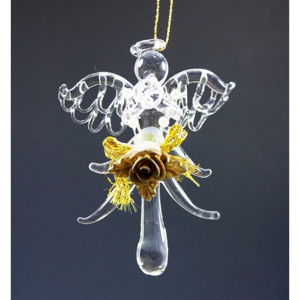 Spun Glass Angel - Etsy