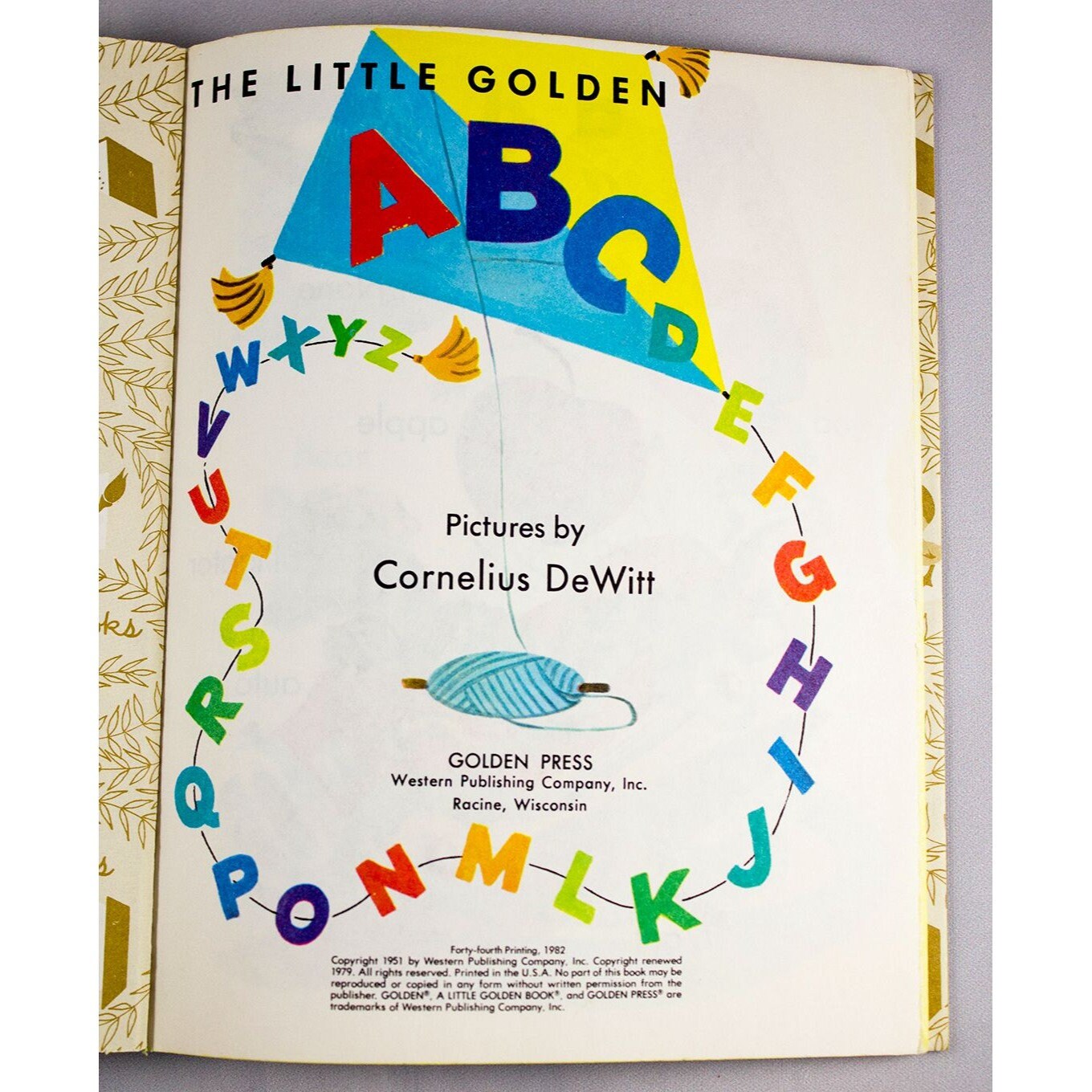 The Little Golden ABC A Little Golden Book Number 200-31 44th Printing ...