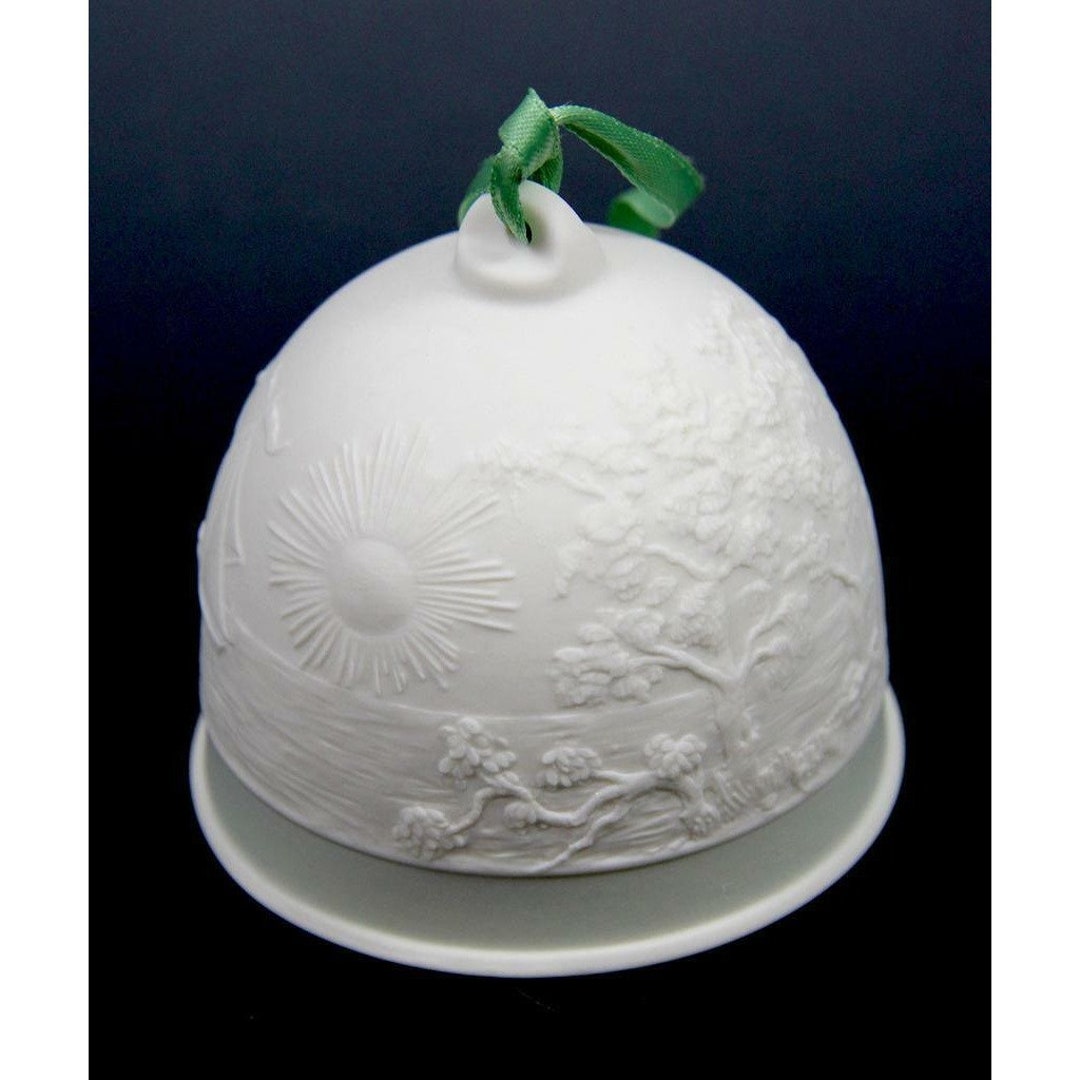 Lladro Collector's Society 1992 #7614 Bisque Porcelain Summer Bell ...