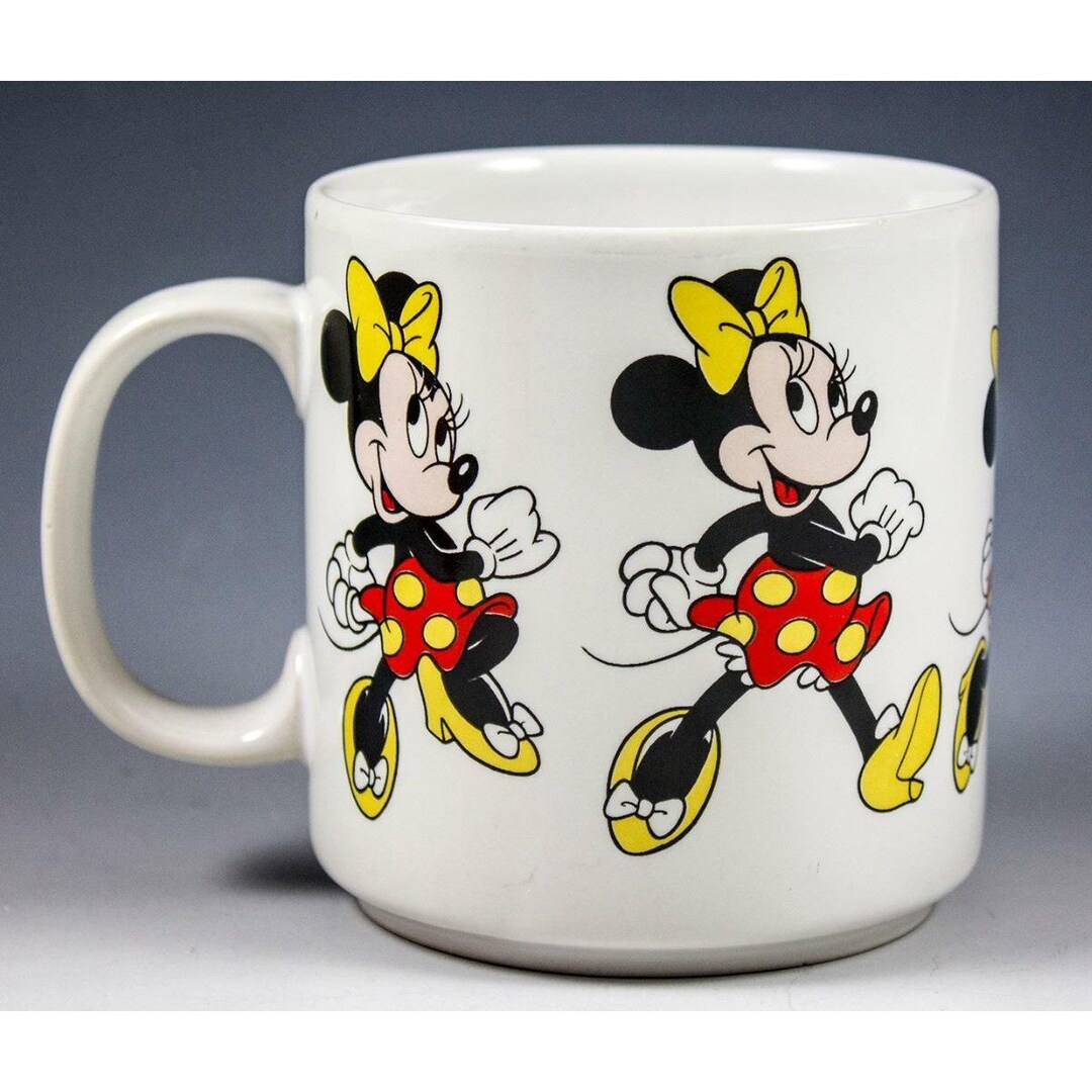 Vintage Disney Ceramic Minnie Mouse 10oz Coffee Mug Korea - Etsy