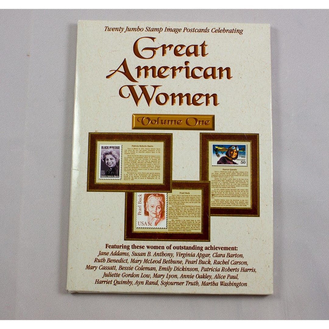 USPS Great American Women Volume One 20 Jumbo Stamp Image Postcards ...