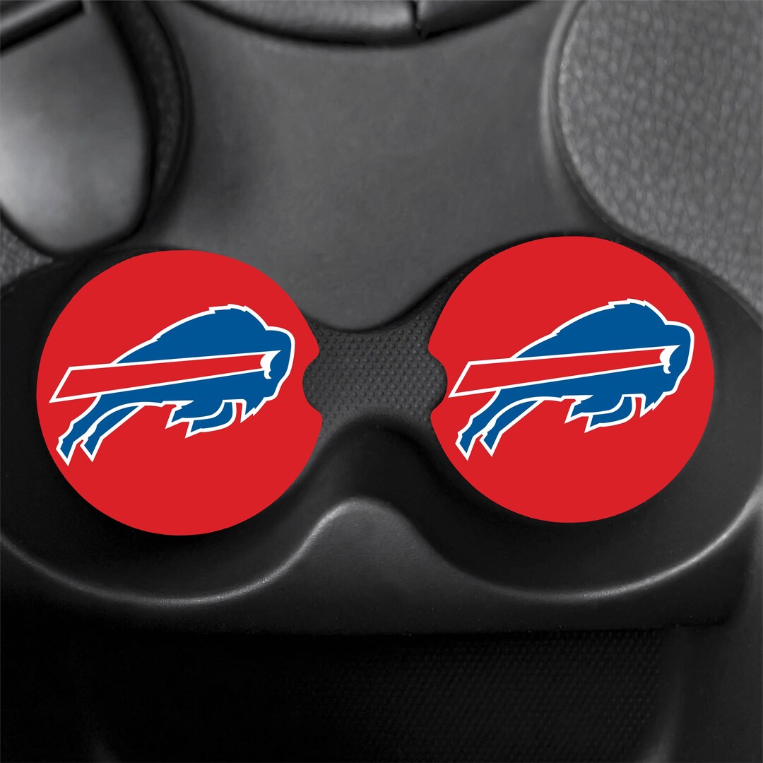 Buffalo Bills Set of 2 Car Coasters Customizable FREE US SHIPPING ...