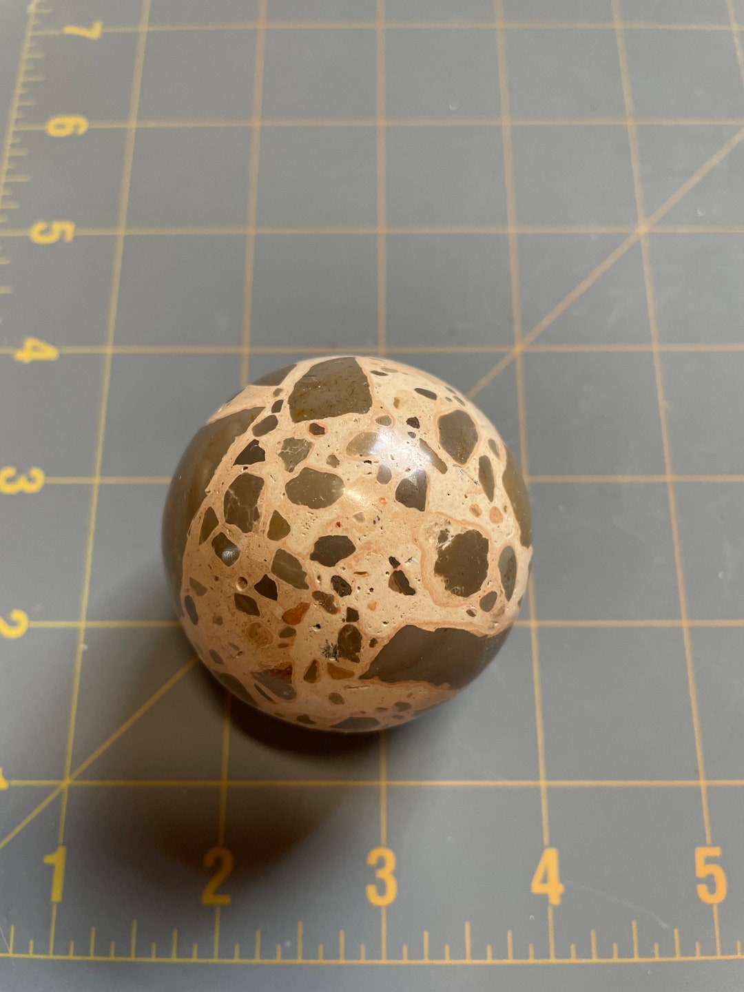 2” Leopardite Stone Sphere - Etsy