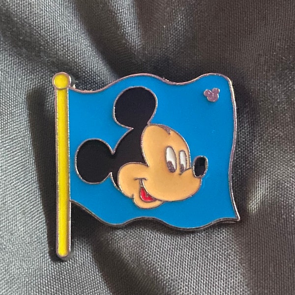 Mickey Mouse Flag Pin - Etsy