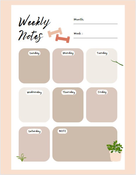 Printable Gym Tracker - Personal Record/fitness Tracking & Notes - Etsy