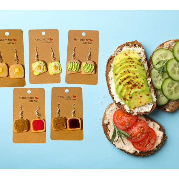 Toast Earrings - Etsy