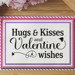 Valentine Digital Stamp Bundle, Word Art Quotes, Clip Art, Word Art ...