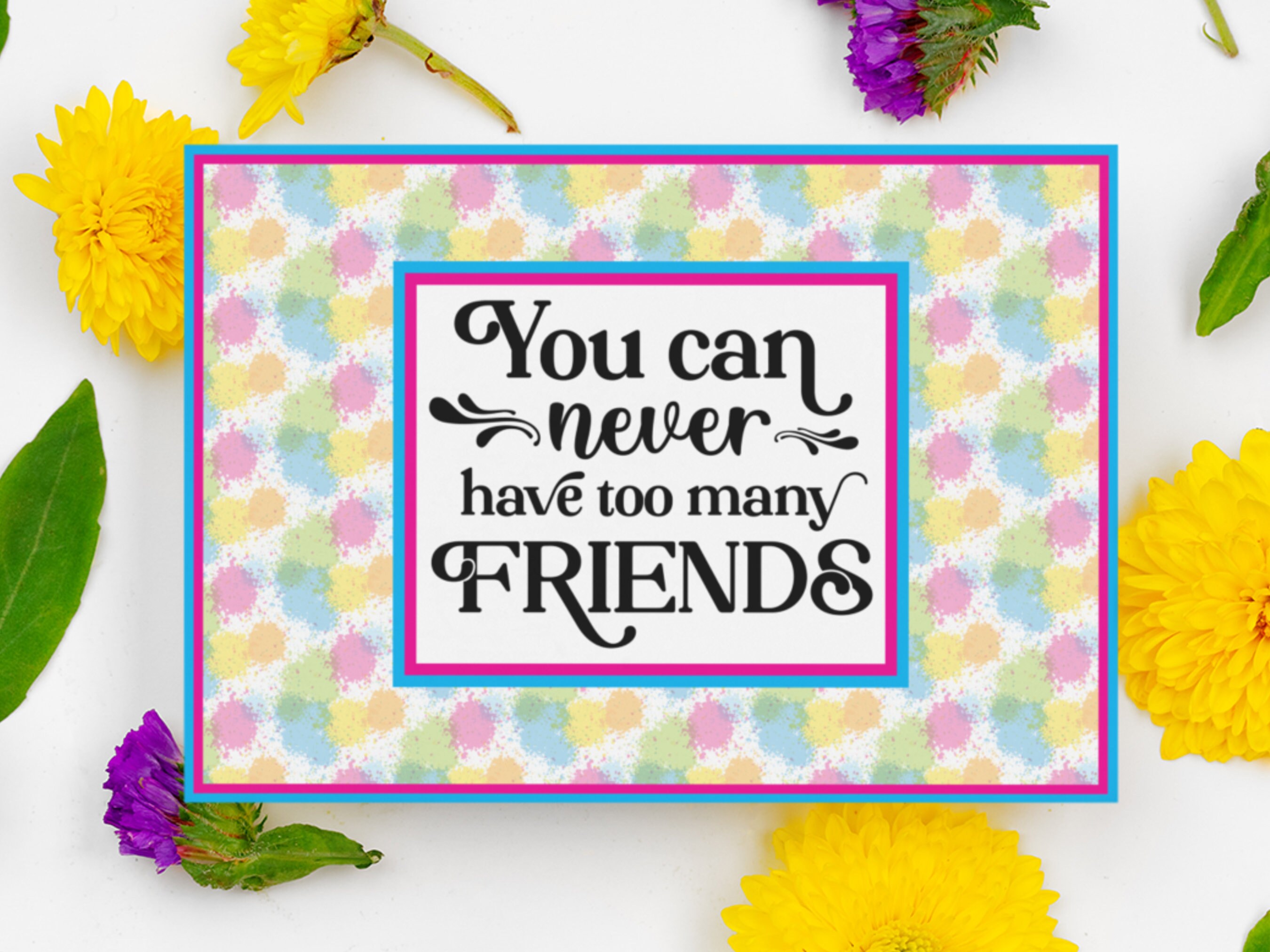 Friendship Digital Stamp Bundle Word Art Quotes Clip Art - Etsy