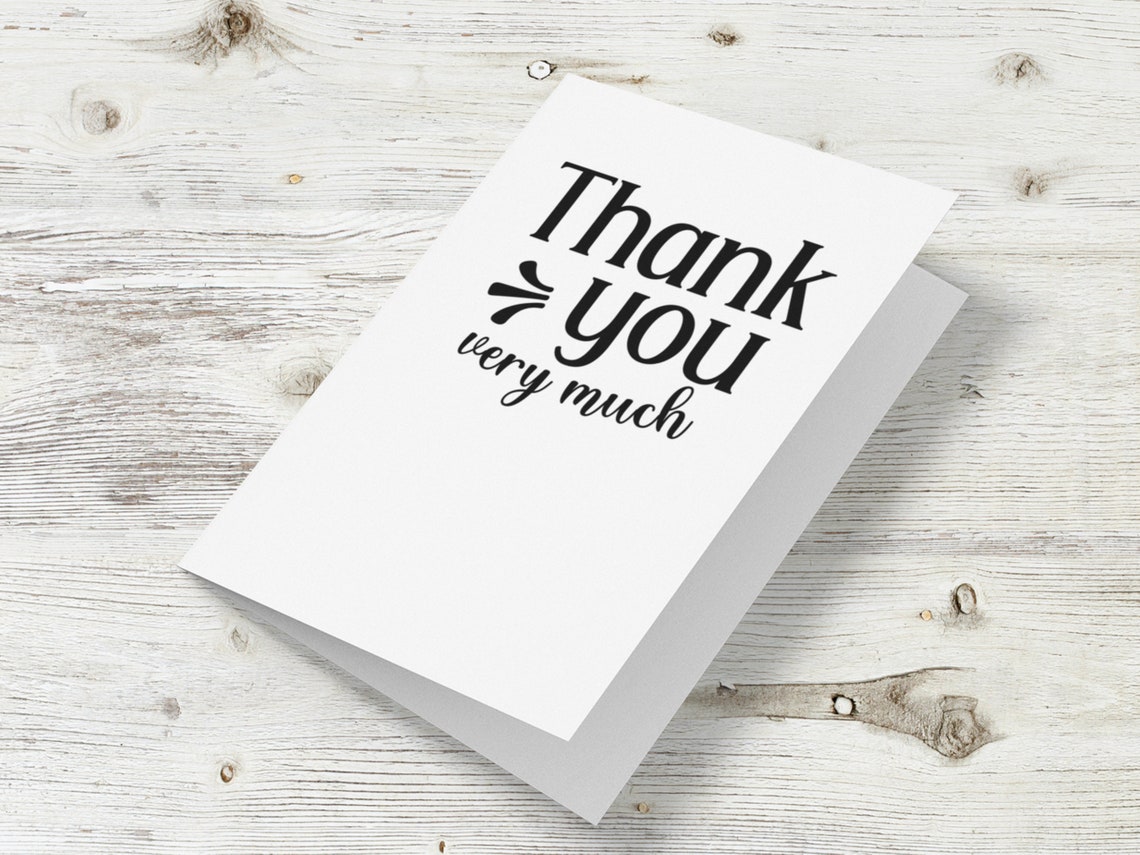 Many Thanks Thank You Digital Stamp Bundle Word Art Quotes for - Etsy