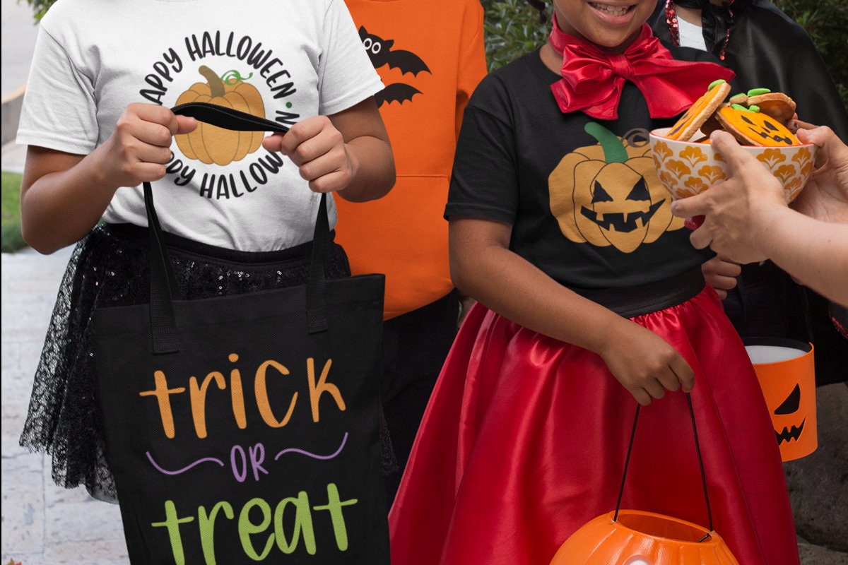 Halloween Cuties SVG Cut File Bundle Color Digital Sentiment - Etsy