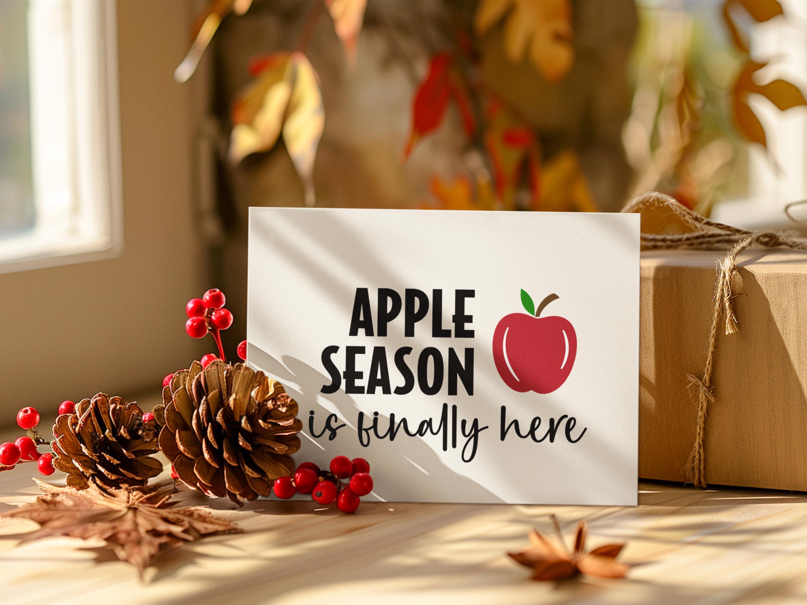 A Bushel of Apples Sentiments SVG Cut File Bundle, Full Color Digital ...
