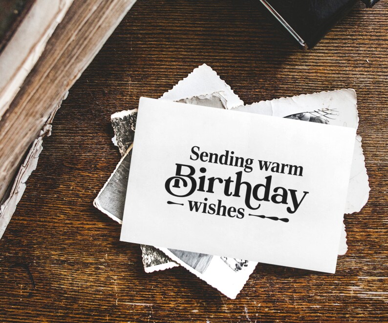 Birthday Greetings 3 Digital Sentiment Stamp Bundle, Word Art Quotes ...