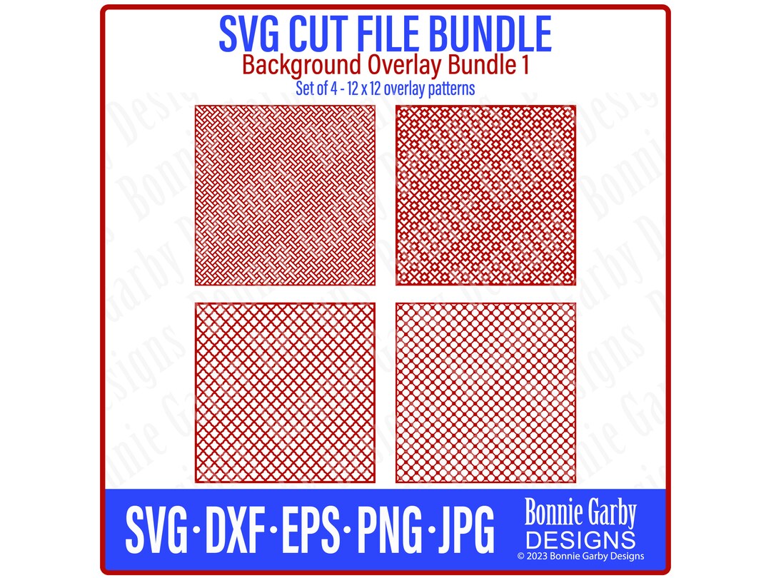 Background Overlay Bundle 1 SVG Cut File Background Die Cut - Etsy