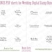 Wedding Digital Stamp Bundle, Clip Art, Word Art Quotes for Cardmaking ...