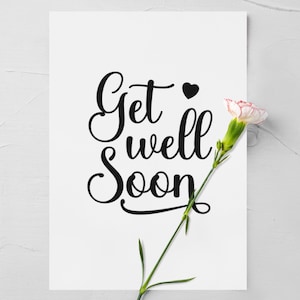 Get Well Digital Stamp Bundle, Word Art Quotes, Clip Art, Quotes for ...