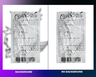 Custom Album Receipt Poster - Etsy