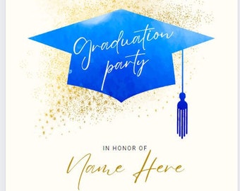 Editable Canva Graduation Template digital - Etsy