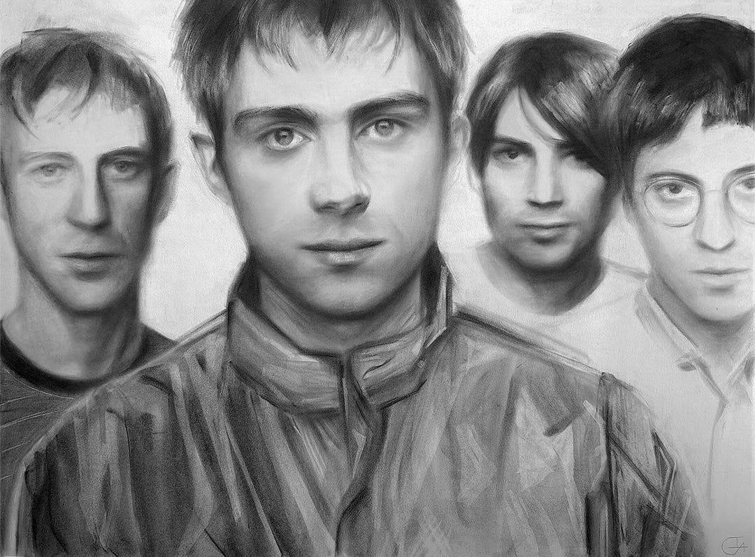 Blur 18" X 24" Original Pencil Drawing - Etsy