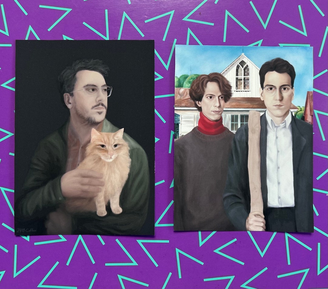 TMBG Art Parody Stickers - Etsy