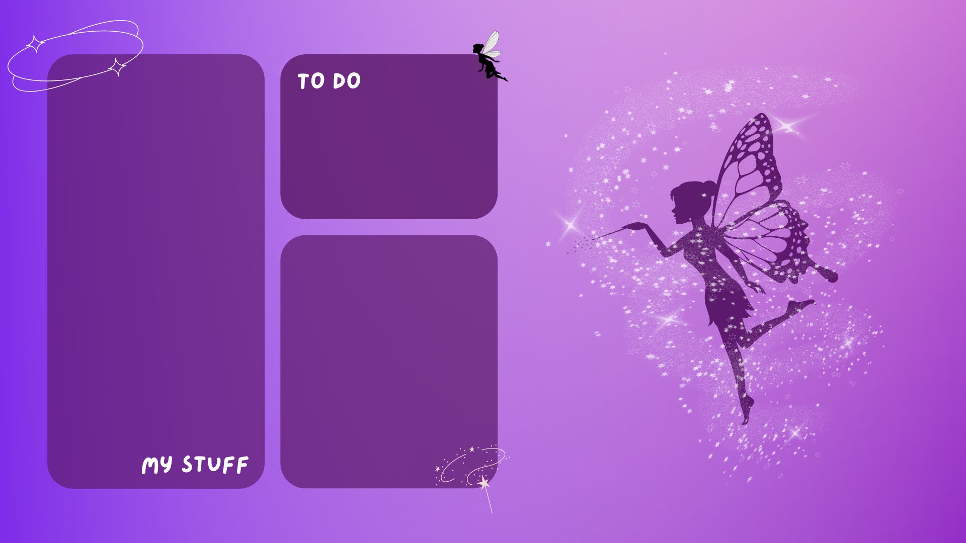 Fairy, Magical, Purple Minimalist Wallpaper, Purple Minimal Desktop ...