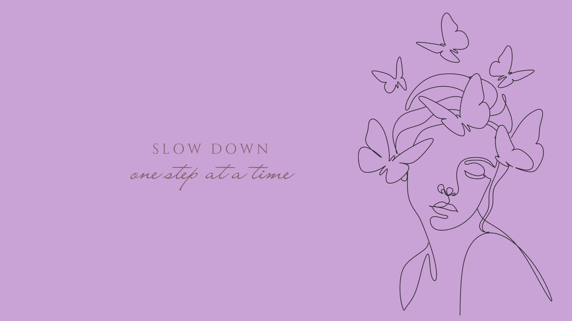 Purple Minimal Desktop Wallpaper, Desktop Background , Aesthetic ...