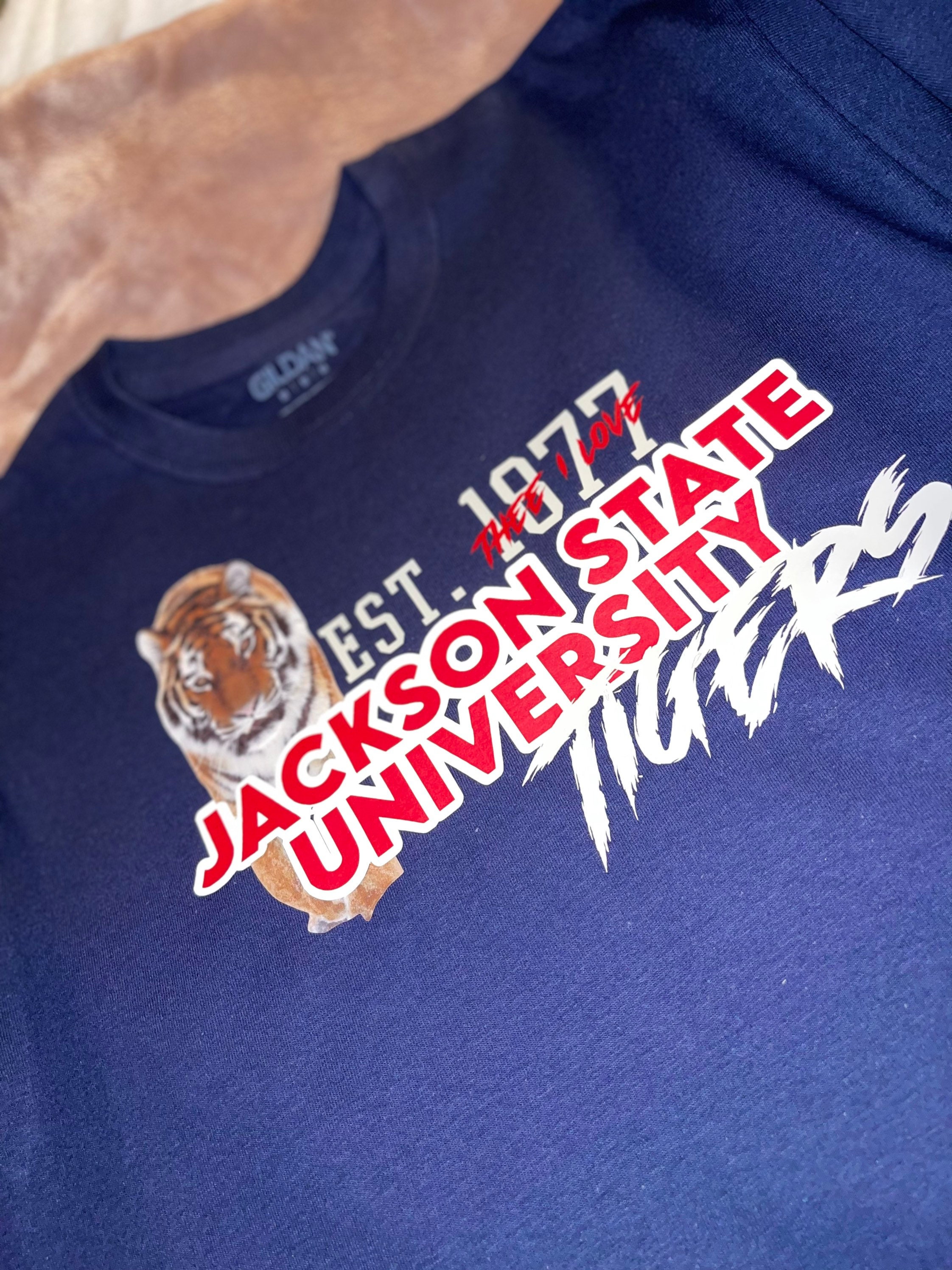 Jackson State University Tigers Tee - Etsy