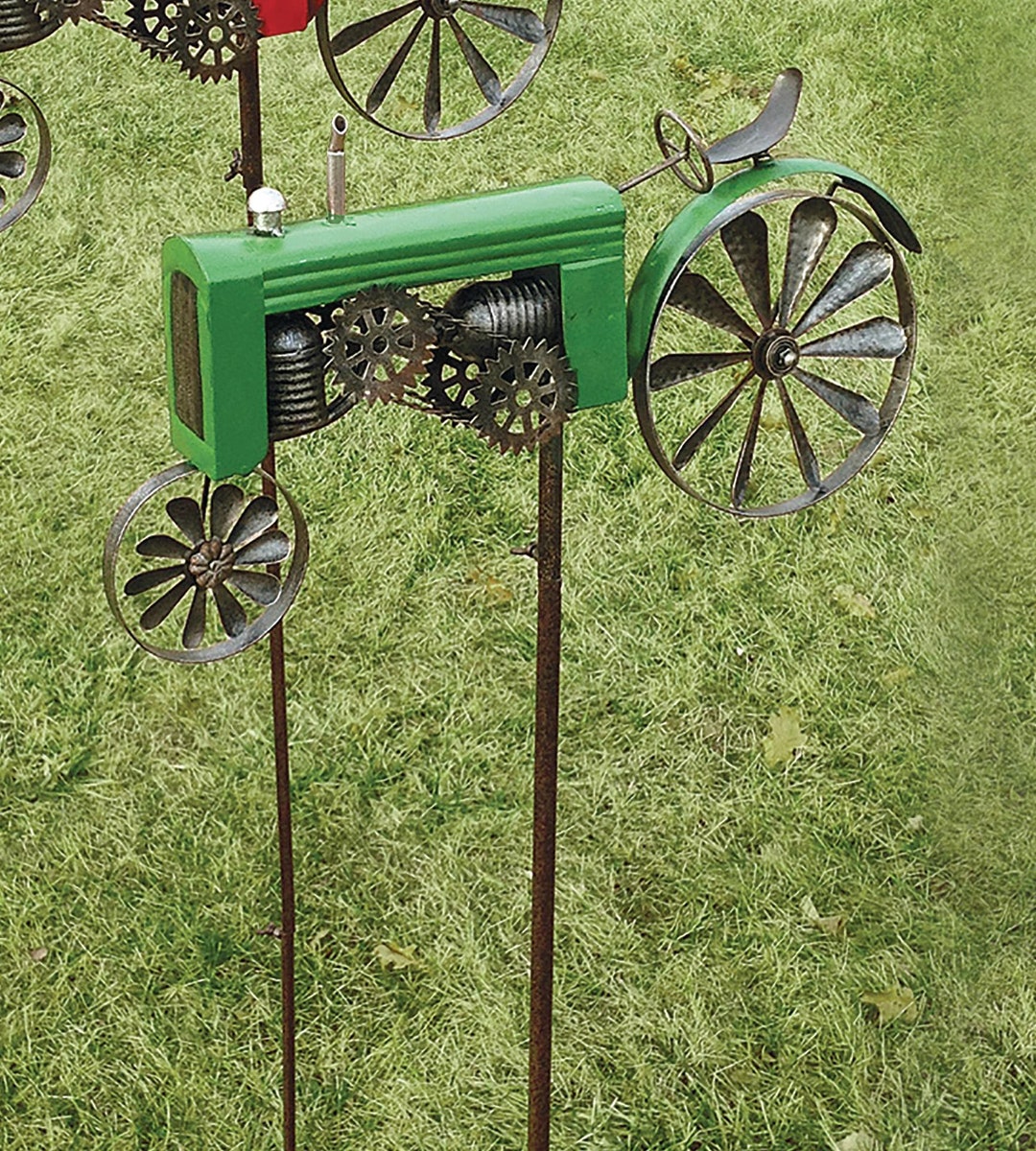 Green Tractor Wind Spinner With Spinning Wheels - Etsy