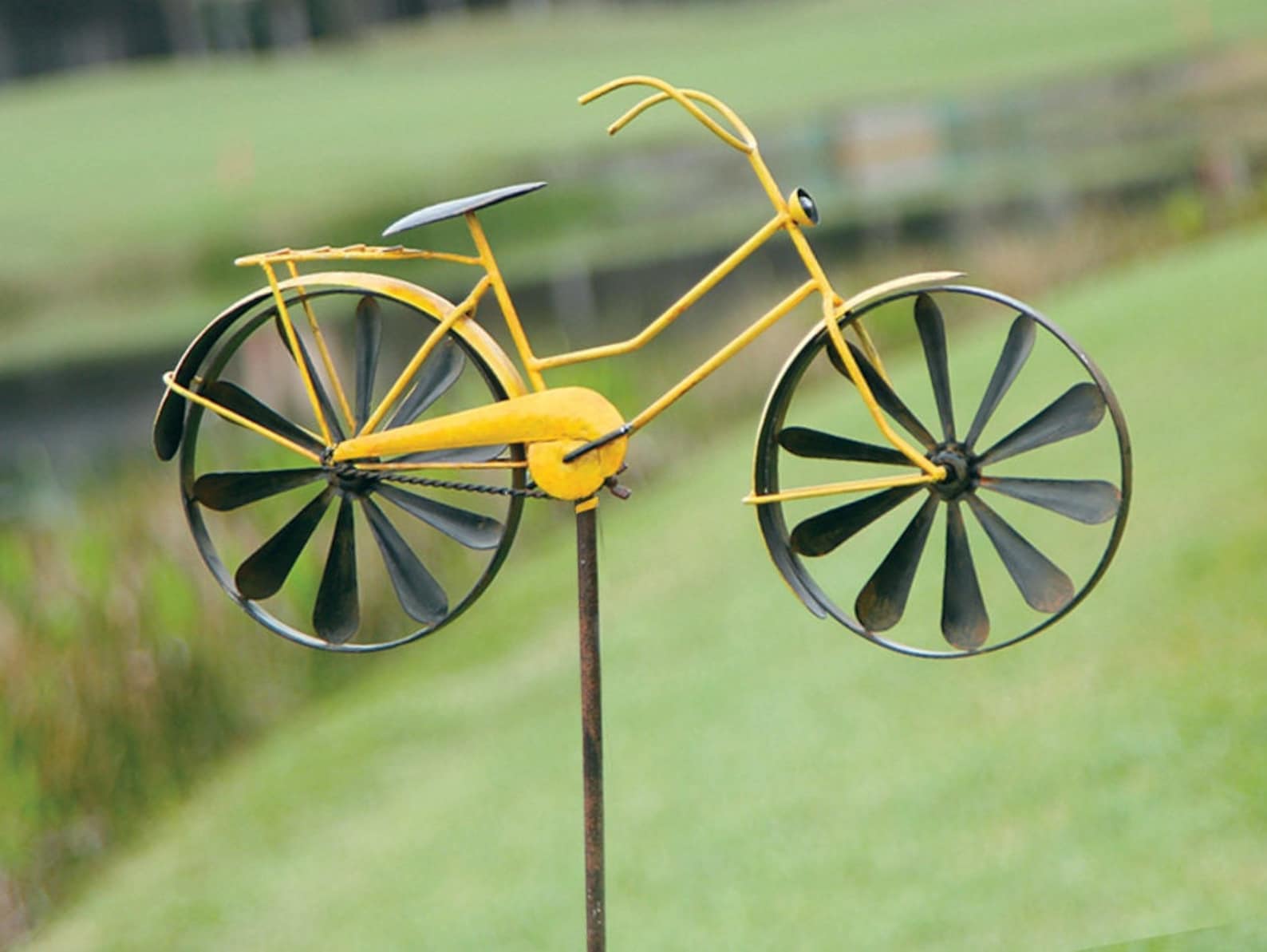 Bike Wind Spinner - Yellow - Etsy