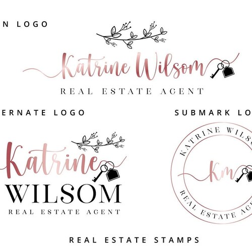 Realtor Logo and Branding Design Template Canva Real Estate - Etsy
