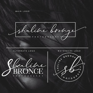 Premade Photography Logo Design, Signature Watermark (digital Download ...