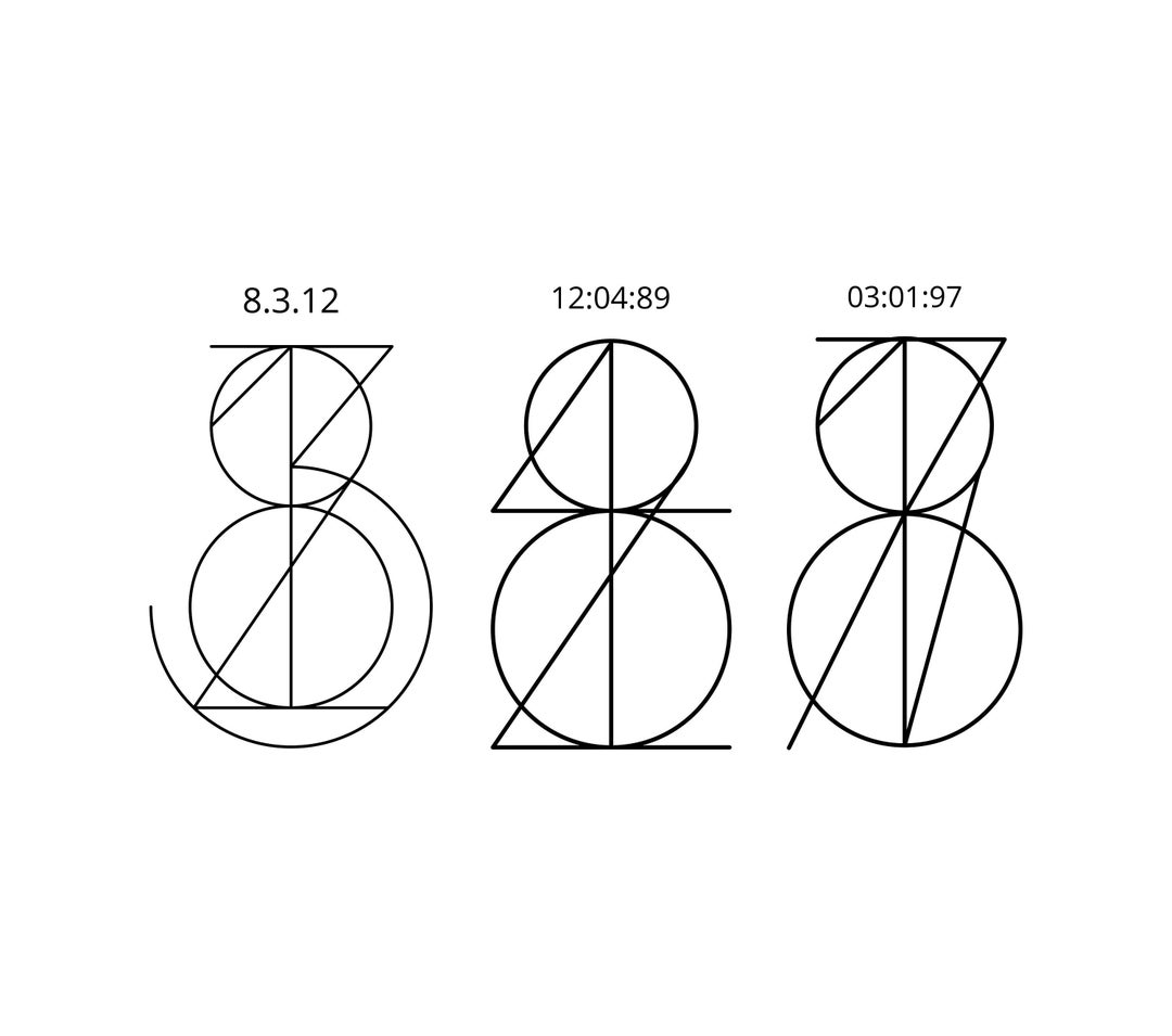 Custom Date Logo Design: Minimalist Anniversary Tattoo (digital) - Etsy