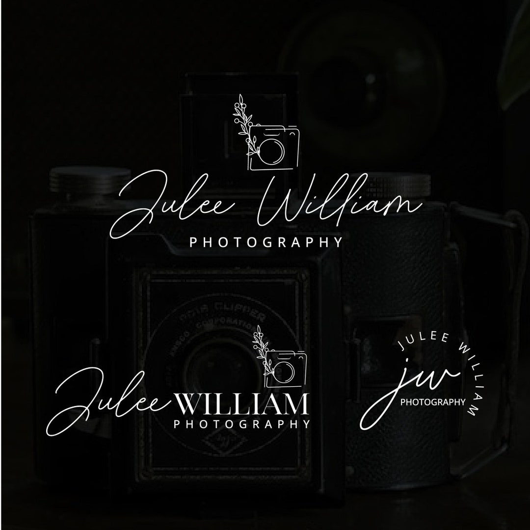 Minimalist Photography Logo: Handwritten Watermark Design (premade) - Etsy