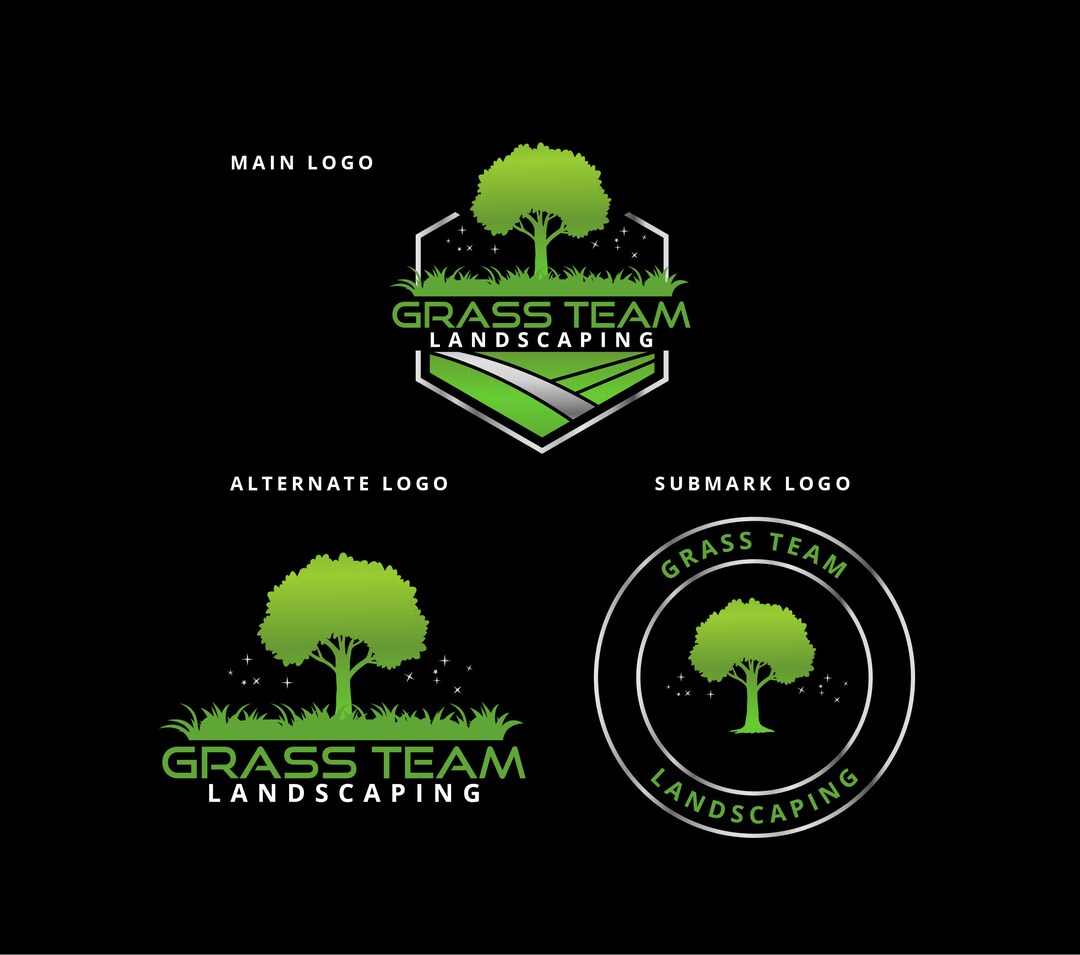 Landscaping Logo Design: Premade Lawn Care Branding (digital Files) - Etsy