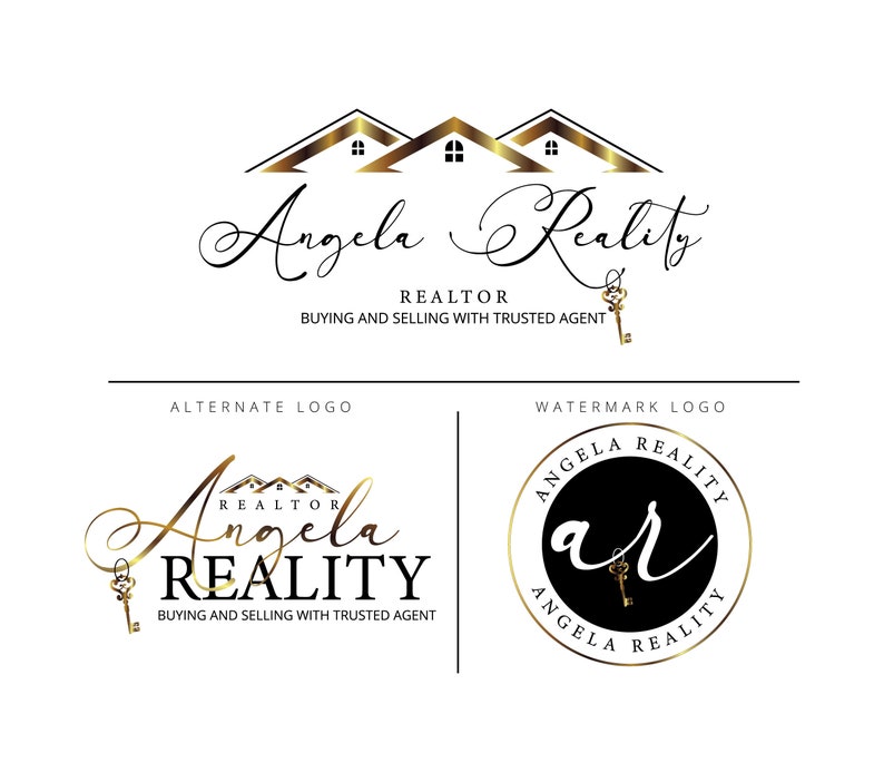 Real Estate Logo Design: Minimalist Realtor Branding (premade) - Etsy