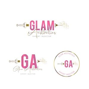 Modern Injector Logo Design, Syringe Logo, Plastic Surgery Aesthetics ...