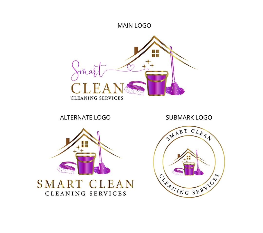 Cleaning Service Logo, Cleaning Logo Design, Signature Cleaning Company ...